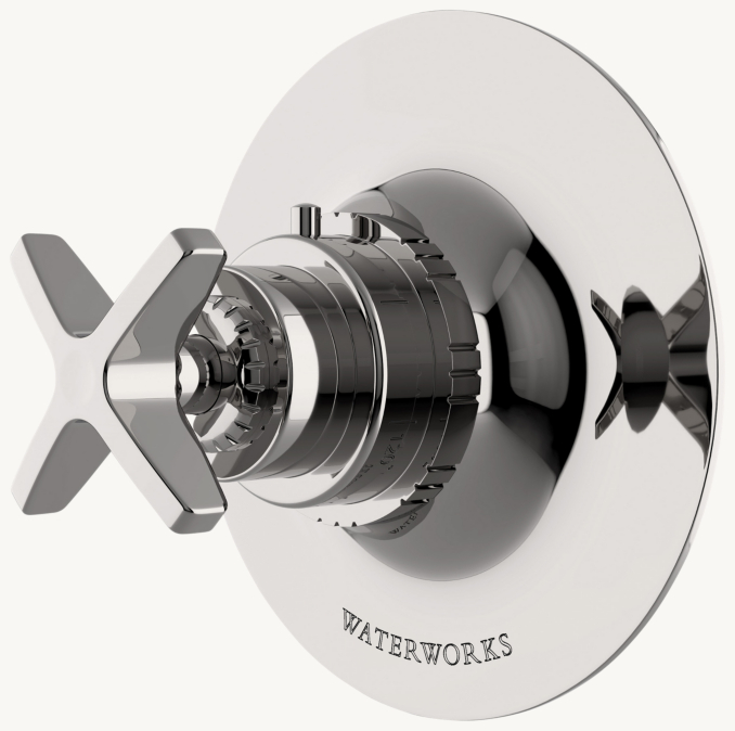 Waterworks Henry Chronos Thermostatic Control Valve Trim With Cross ...