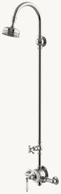 Waterworks Etoile Exposed Thermostatic System With 4 1/2" Shower Rose ...