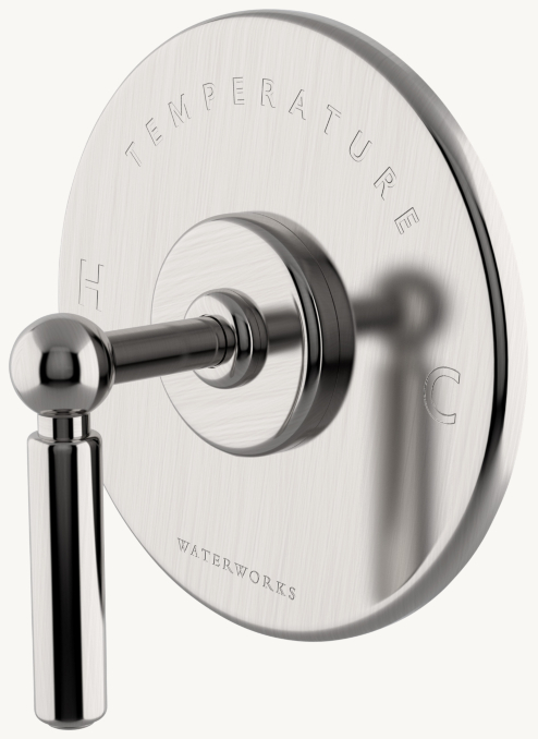 Waterworks Ludlow Volta Thermostatic Control Valve Trim With Lever ...