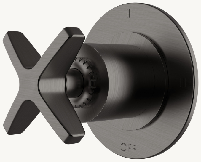 Waterworks Henry Chronos Three-Way Diverter Valve Trim For Thermostatic ...