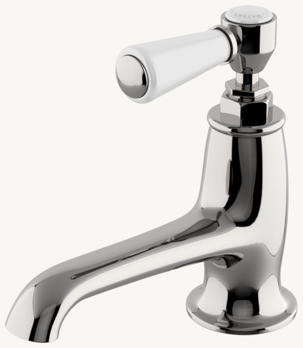 Waterworks Highgate One-Hole Lavatory Faucet With Porcelain Lever ...