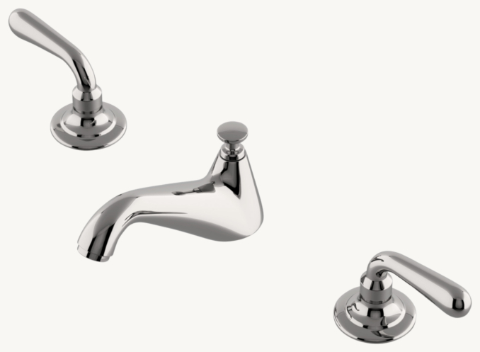 Waterworks Opus Low-Profile Three-Hole Deck-Mounted Lavatory Faucet ...