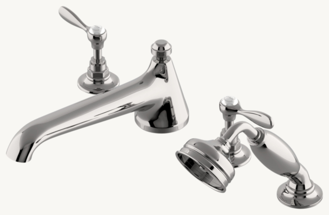 Waterworks Easton Vintage Low-Profile Concealed Tub Filler With ...