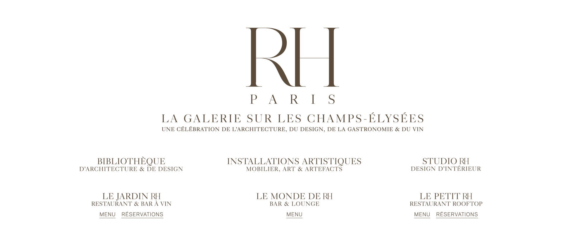 RH Paris - La Galerie sur les Champs-Élysées