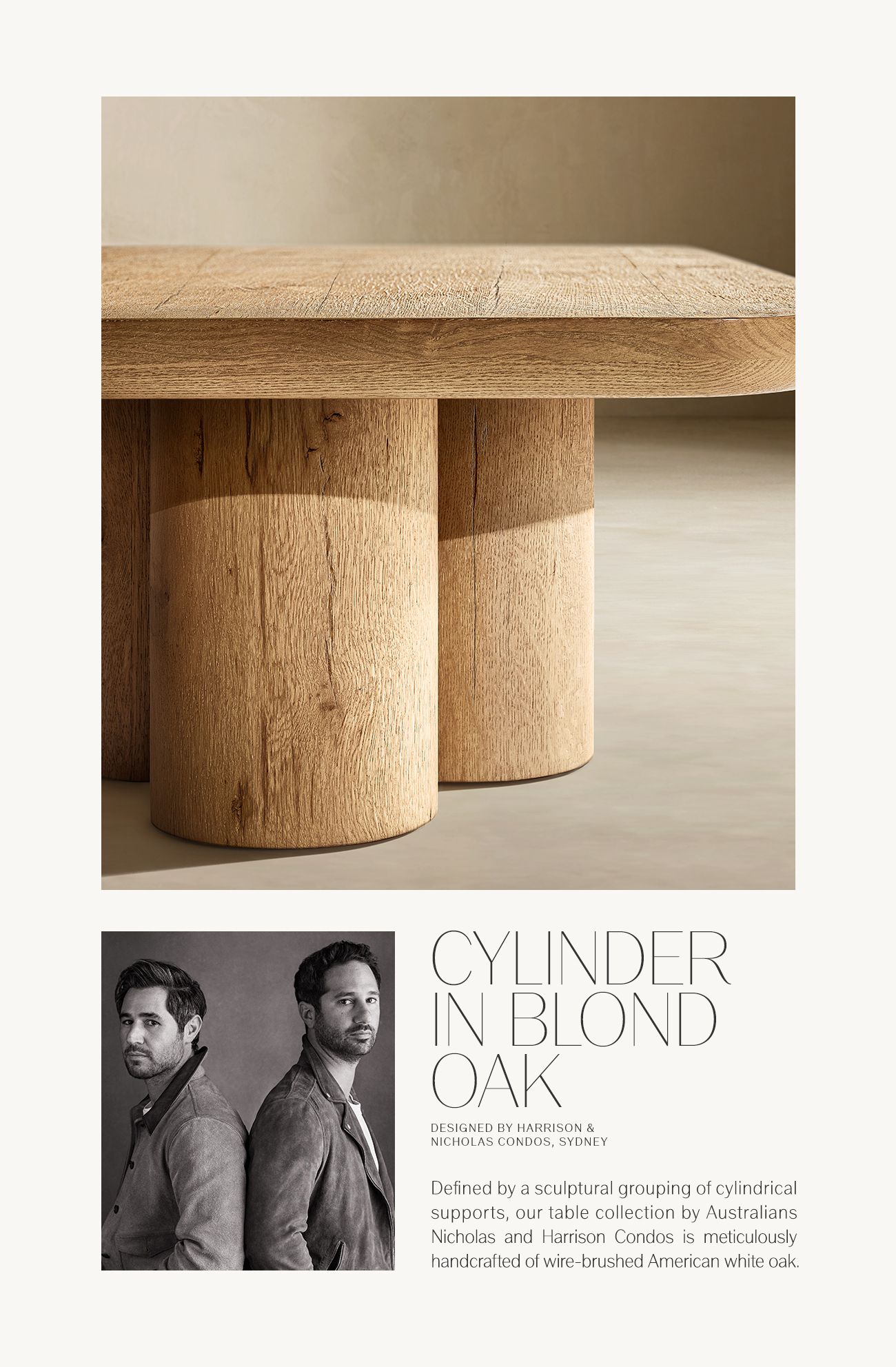Restoration Hardware: Introducing the Oslo Collection in Aged American Oak | Milled