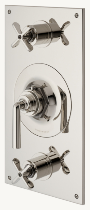 Waterworks Henry Integrated Thermostatic And Dual Volume-Control Trim ...