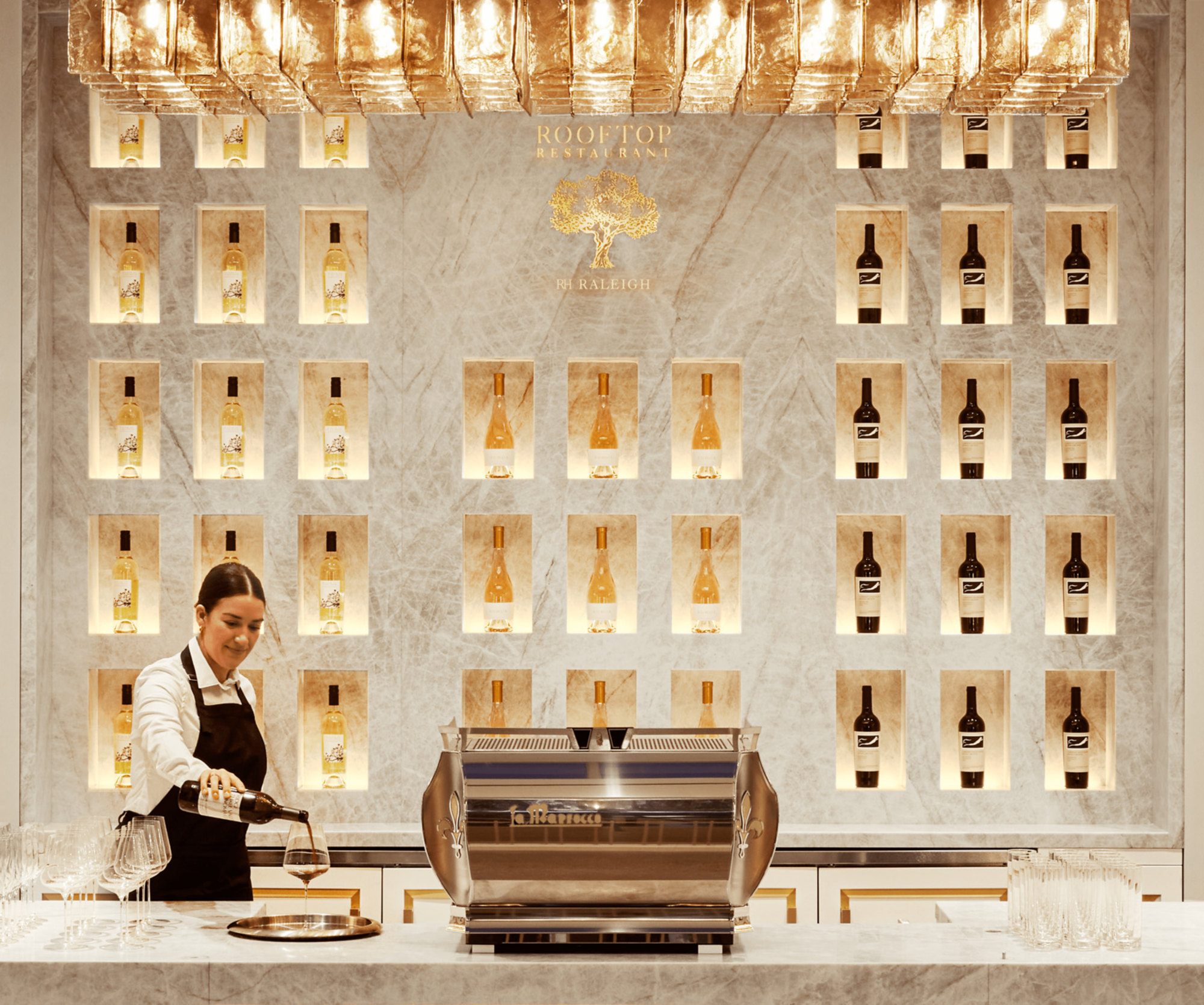 The RH Rooftop Restaurant at RH Raleigh