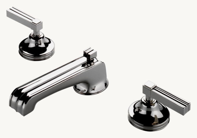Waterworks Boulevard Low-Profile Three-Hole Deck-Mounted Lavatory ...