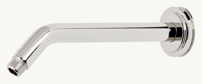 Waterworks Universal Classic 10" Wall-Mounted 45-Degree Shower Arm With ...