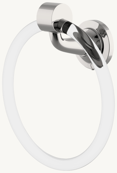 Waterworks Opus Wall-Mounted Towel Ring | RH