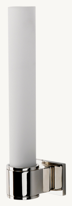 Waterworks Opus Wall-Mounted Single Sconce With Glass Shade | RH