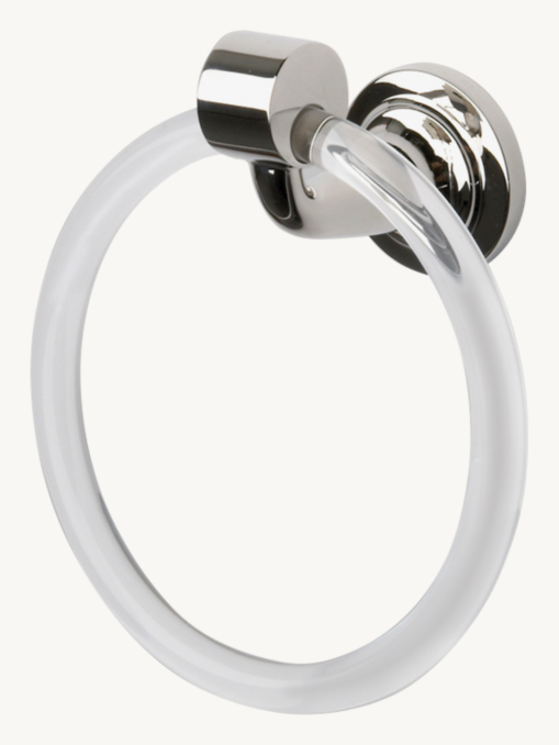 Waterworks Opus Wall-Mounted Towel Ring | RH
