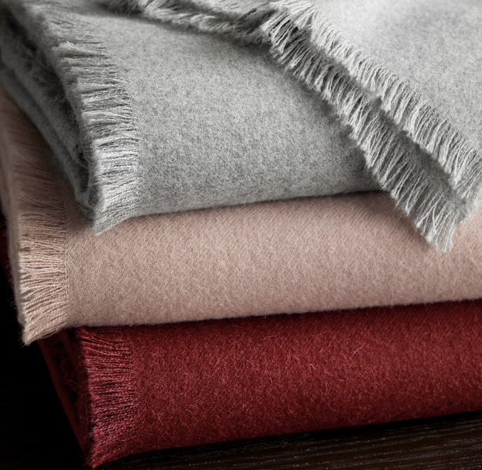 Suri Alpaca Eyelash Throw By Alicia Adams | RH