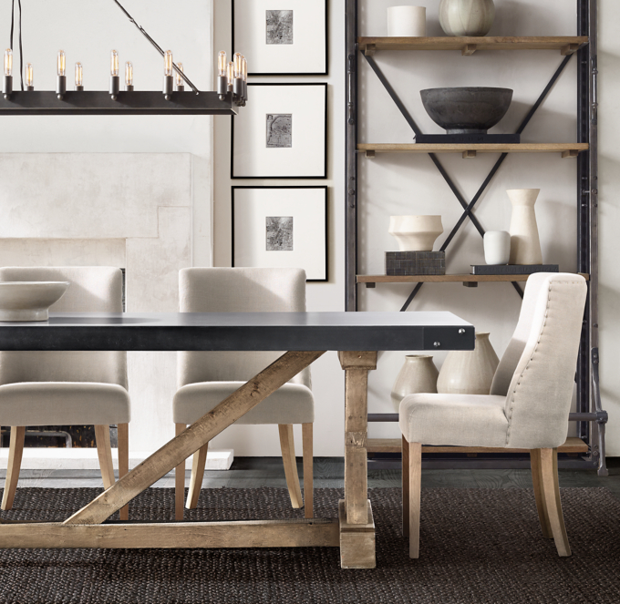 Restoration hardware cement table store