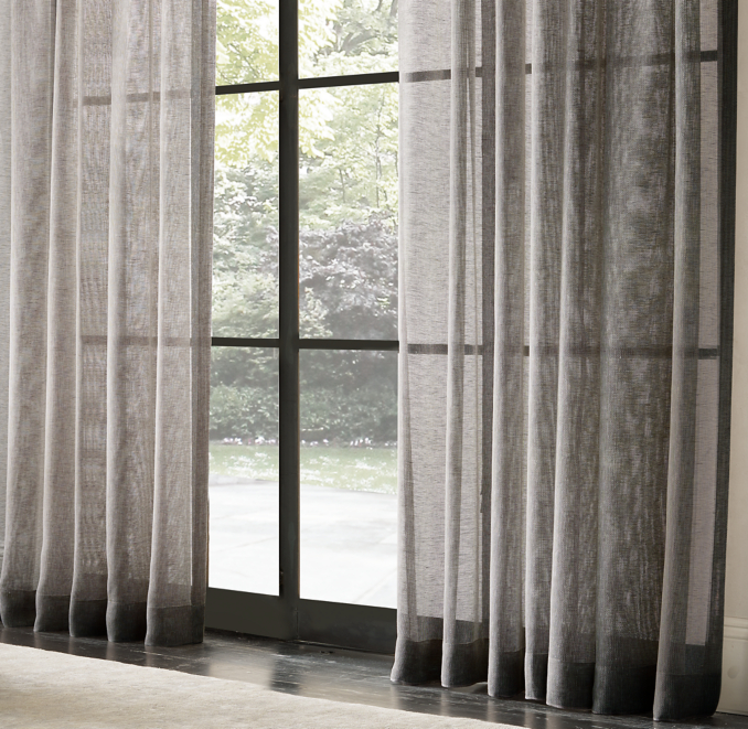 Italian Linen Mesh Sheer Drapery