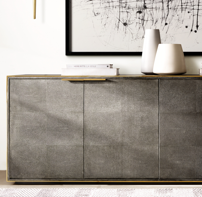 Shagreen sideboard restoration hardware store