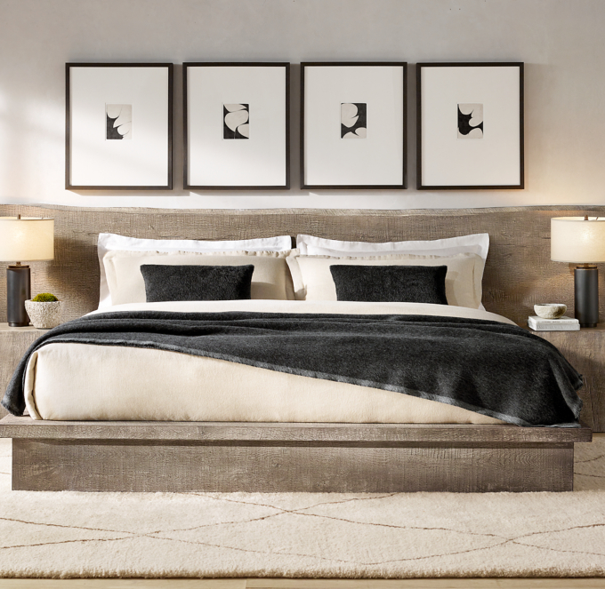Restoration hardware russian oak bed store