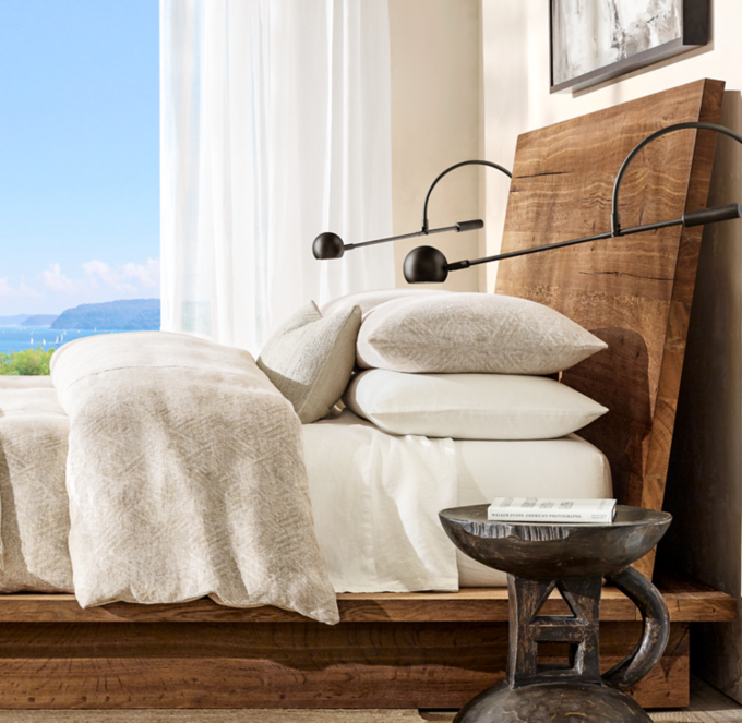 Herringbone Jacquard Linen Sham RH