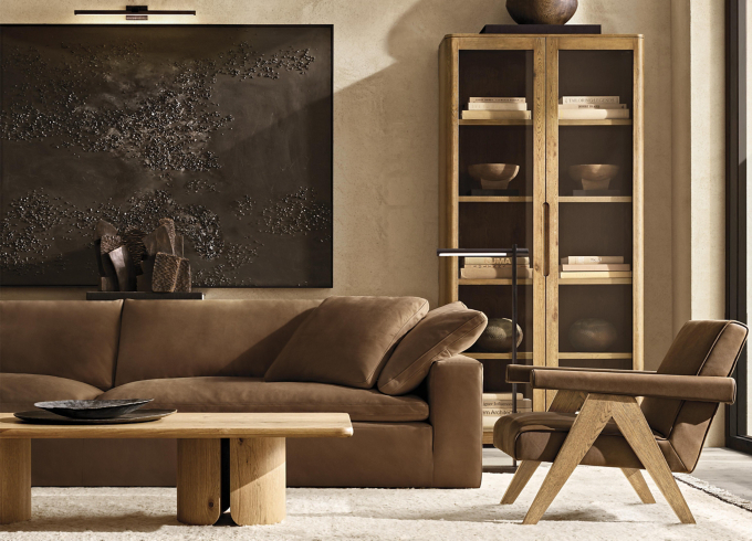 Cloud Leather Sofa RH