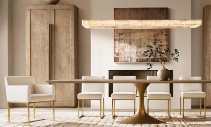 Aero dining table restoration hardware store