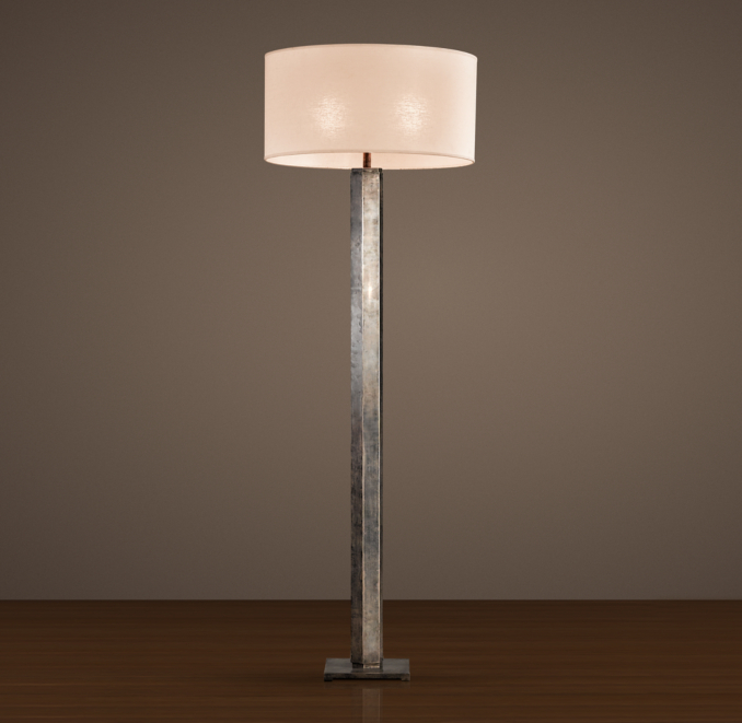 Hexagonal Column Floor Lamp