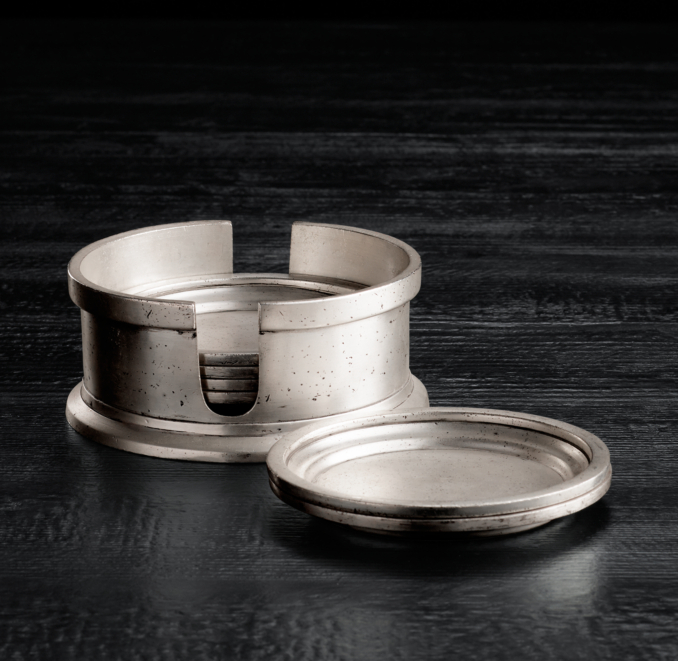 Vintage Hotel Coasters (Set of 6) | RH