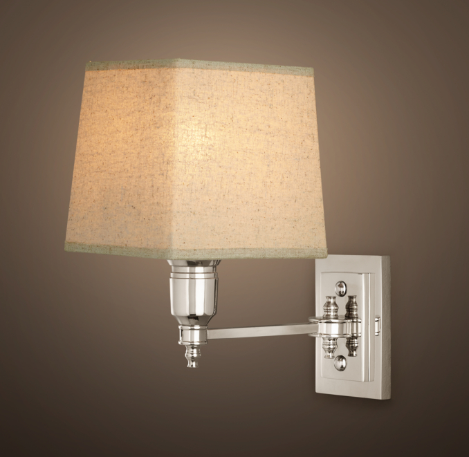 Claridge Linen Shade Sconce