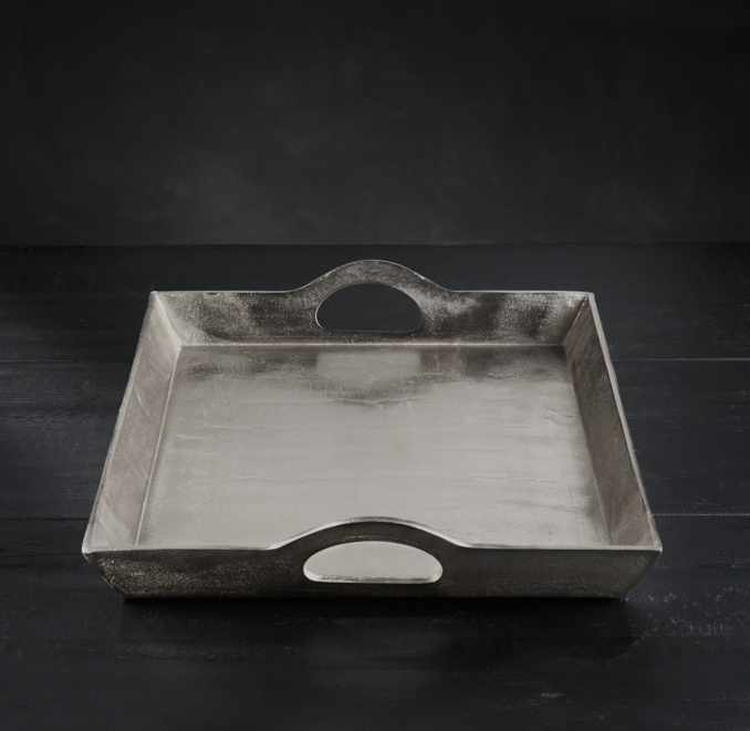 Grand Brasserie Cast Aluminum Extra-Large Rectangular Tray