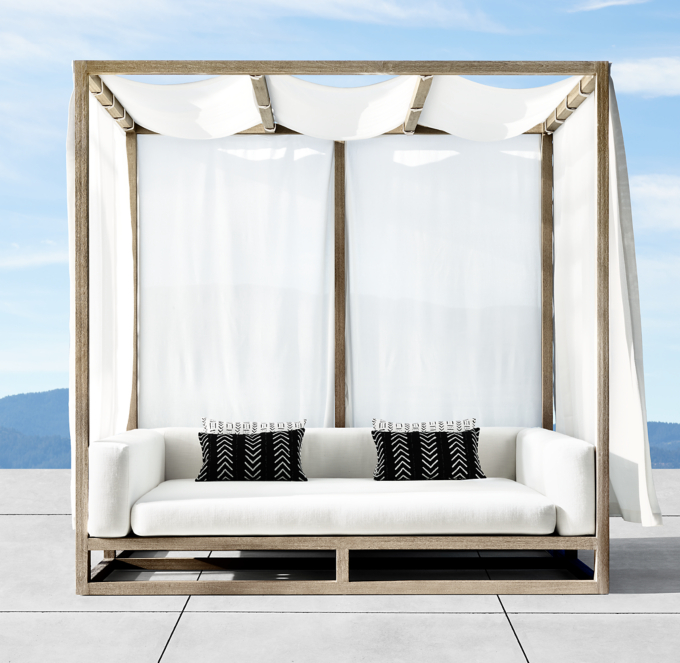 Aviara Teak Canopy Daybed RH
