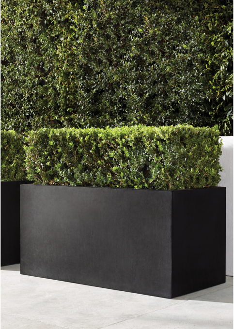 Estate Zinc Square Planter | RH