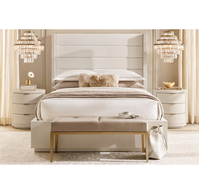 Restoration hardware tufted bench store