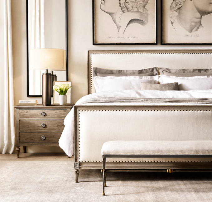 Restoration hardware panel bed store