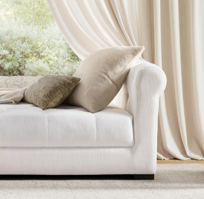 Italian Wool Fine Herringbone Drapery