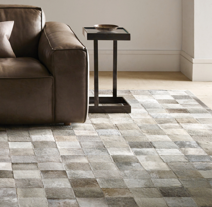 Potrero Hide Patchwork Rug