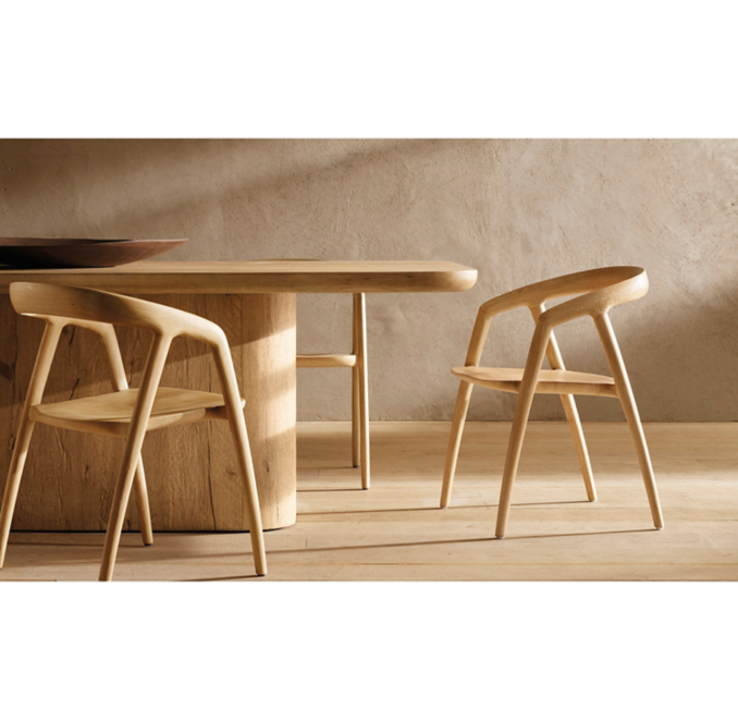 Oslo Pedestal Rectangular Dining Table