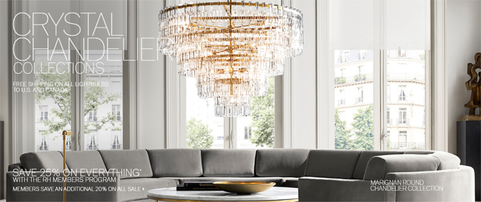 Restoration Hardware Ceiling Light Fixture | Shelly Lighting