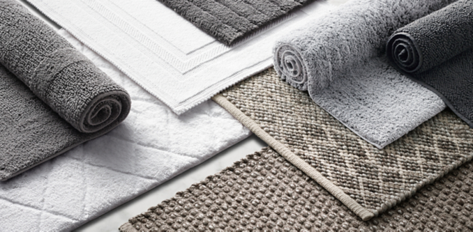 Cotton Bath Rug Collection | RH
