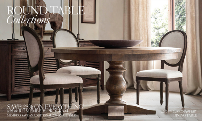 Round Table Collections | RH