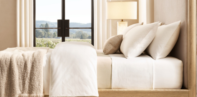 Garment-Dyed Bedding | RH