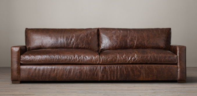 Petite Maxwell Sofa Restoration Hardware | Baci Living Room