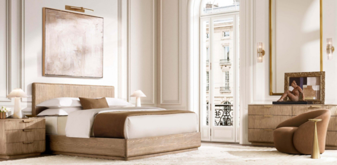 Restoration hardware bedroom set for sale store