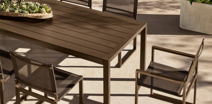 Restoration hardware modern outdoor store