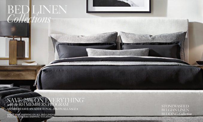 Bed Linen Collections | RH