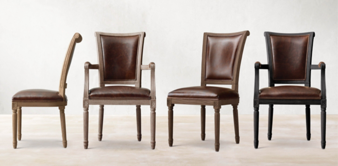 High Back Leather Dining Room Chairs