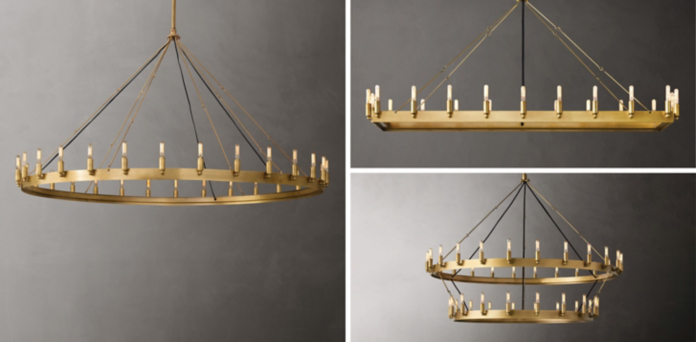 Restoration Hardware Ceiling Light Fixture | Shelly Lighting