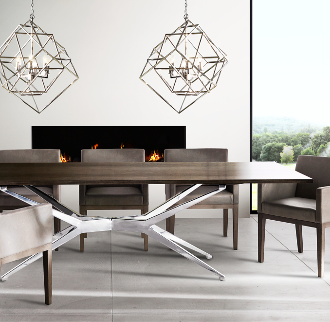 Maslow Spider Rectangular Dining Table