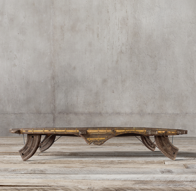 Indian Ox Cart Coffee Table - 32