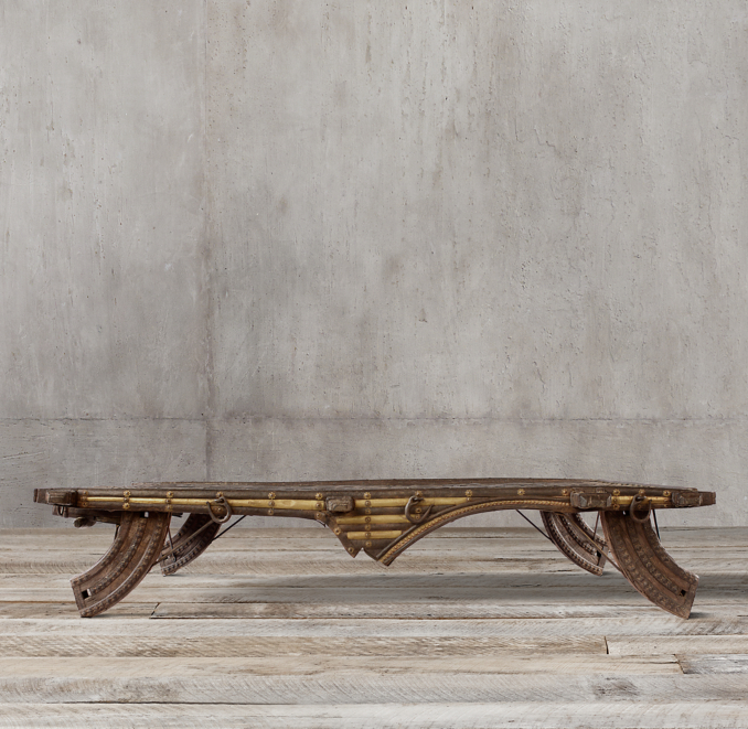 Indian Ox Cart Coffee Table - 27
