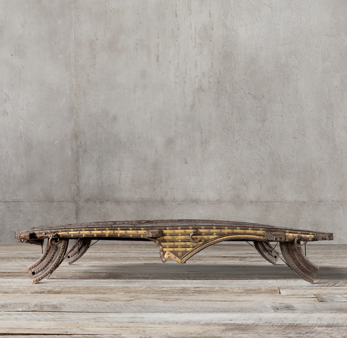 Indian Ox Cart Coffee Table - 9