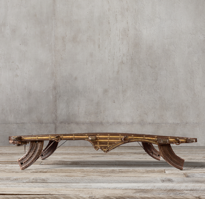 Indian Ox Cart Coffee Table - 28